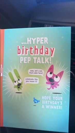 Hallmark Cards with sound - Hoops and yoyo birthday pep talk (2010)