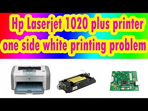 HP LaserJet 1020 plus printer white printing problem || hp 1020 printer light print problem