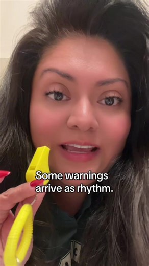 three short whistle blasts is the widely recognized “pay attention / something’s wrong / alert others” signal. It’s loud enough to cut through normal noise, but distinct enough that people don’t ignore it as random sound. Use it safely keep a distance. #safety #ice please share.