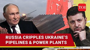 2.1K views · 18 reactions | Watch as #Russian bombers launch a fourth major aerial assault on #Ukraine's power system, with Grad MLRS crews firing rockets at Ukrainian positions. Drone footage captures the intensity of 122mm projectiles hitting targets, while Ukraine's electricity firm, DTEK, details the assaults on energy facilities. Water supplies are disrupted in Zelensky’s hometown, Kryvyi Rih, following strikes. | The Times of India | Facebook