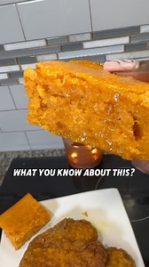 5.3K views · 37 reactions | Sweet Potato Cornbread Drizzled With Honey Butter And Fried Pork Chops!! . #recipe #explorepage #foodstagram #dinner #cooking | Vickbecooking | Facebook