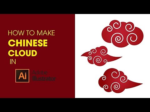 How to make Chinese Cloud in adobe illustrator