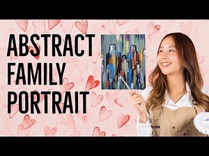 Abstract Family Portrait Painting for Beginners | Easy Step-by-Step Acrylic Tutorial