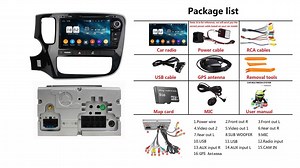 This car stereo head unit fits for Mitsubishi Outlander 2015 2016...