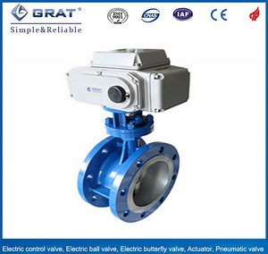 [Hot Item] 12 Inch Ductile Body Al-Brnz Disc Flange Motorized Butterfly Valve Installed in Closed Loop System