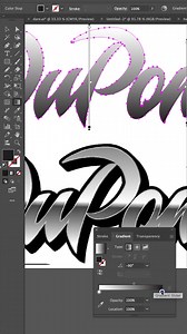 Secret to vectorizing a logo with gradients #illustratortips #illustratortutorial | That T-shirt Dude