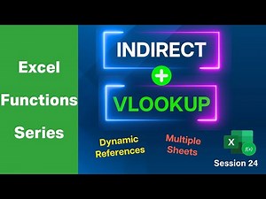 INDIRECT + VLOOKUP | Dynamic Referencing #excel #exceltips #lookup #learning #trending #search