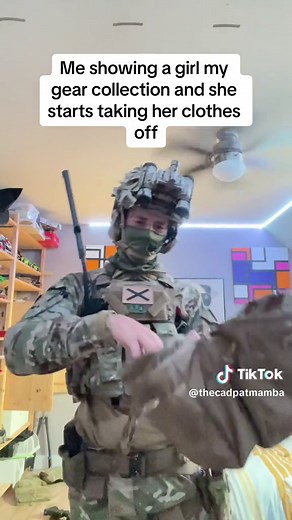 WOMAN WAY TOO CLOSE PEPPER SPRAY #fyp #canada #airsofter #milsim #larp #cosplay