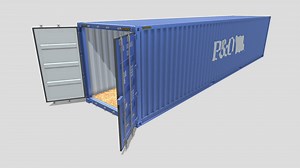 40ft Shipping Container PO v1 - Buy Royalty Free 3D model by dragosburian
