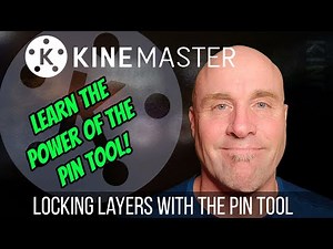 Kinemaster Tutorial: Using the Pin Tool to lock layer content in a fixed time position.