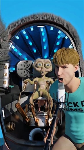 Filmon mein Alien ka sach 😱 #3danimation #alien #shorts