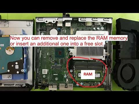 Dell Optiplex 3070 - disassemble for HDD and RAM upgrade