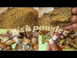 How to Make Homemade Fish Powder | Easy & Nutritious Fish Seasoning