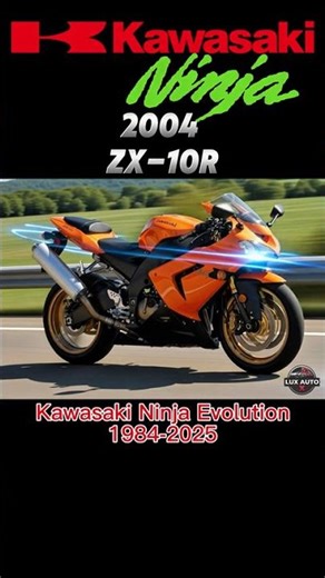 Kawasaki Ninja Evolution (1984–2025)カワサキ・ニンジャ#luxautox #kawasaki #ninja