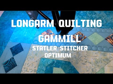 Longarm Quilting on a Gammill Statler Stitcher Optimum