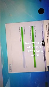 how to solve Microsoft .NET Framework