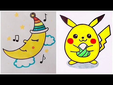How to Draw Cartoon | Step-by-Step Tutorial | Cartoon drawing for kids Drawing Ideas For Kids