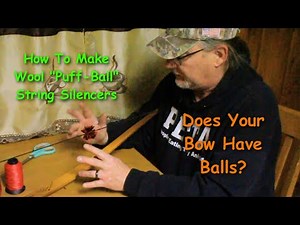 How To Make "Wool Puff-Ball" String Silencers
