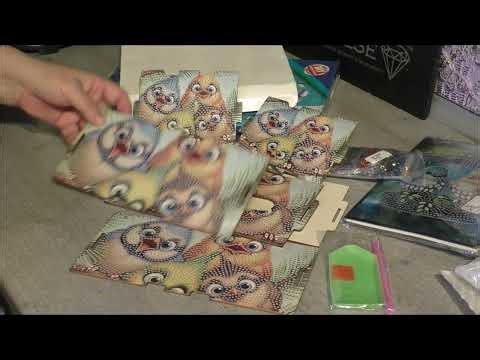 Diamond Painting neue Projekte Handtasche Haarbürsten und mehr