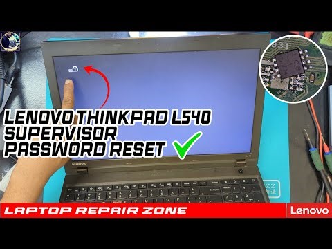 Lenovo Thinkpad L540 supervisor password reset done! 👍💯