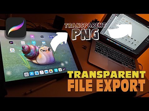 How to Export with a Clear Background - Procreate Tutorial for Transparent Images