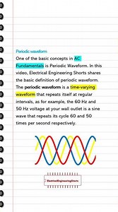 Periodic waveform - What is Periodic Waveform #electricalengineeringshorts