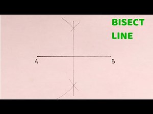 How to bisect a line