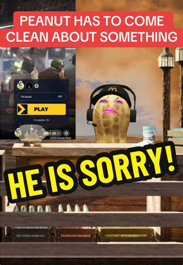 Peanut was very brave and admitted to us something very important tonight 😭 it’s okay Bungulator they are delicious! Keep getting them! 🎬twitch.tv/theburntpeanut @theburntpeanut #theburntpeanutclip #theburntpeanut #theburntpeanutclips #fyp #peanut