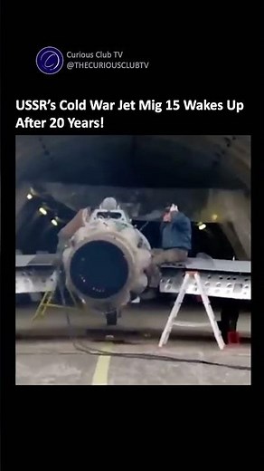 MiG-15 Cold War fighter jet engine was successfully restarted