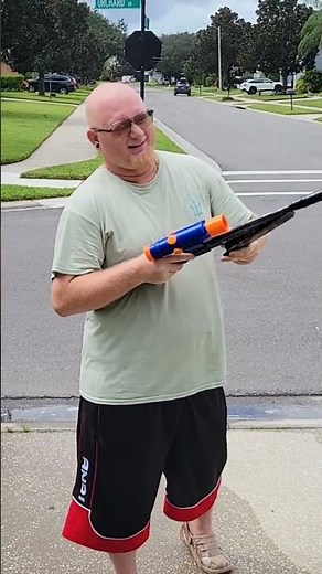 homemade Nerf gun that shoots Mega darts and rival balls