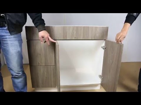 Vanity Cabinet with Drawer Assembly Guide (VDB3621L)