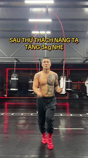 Sau thử thách tăng 3kg nhẹ tại TDH Boxing Club