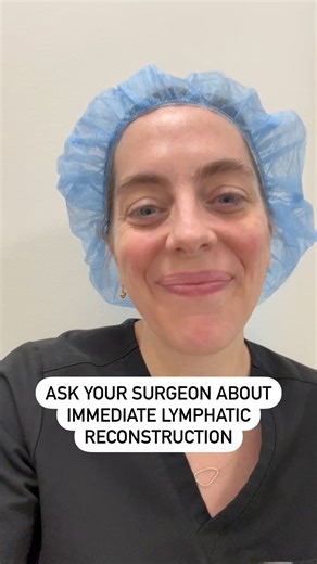 Elisabeth Potter, MD on Instagram: "📍Checking in from @redbudsurgerycenter If you’re having lymph nodes removed during breast cancer surgery this might be something you’ve never heard of, but should. Today I’m performing Immediate Lymphatic Reconstruction (ILR) for a patient having an axillary dissection. She was facing a 30% risk of developing lymphedema—swelling in the arm that can be lifelong and difficult to manage. But there’s a way to reduce that risk, sometimes to under 10%. Immed