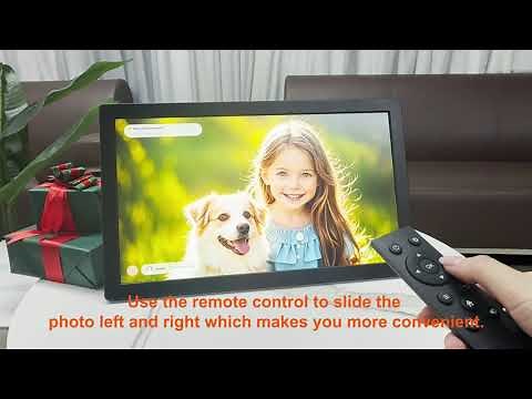 How to set up a Uhale 21.5-inch digital photo frame?