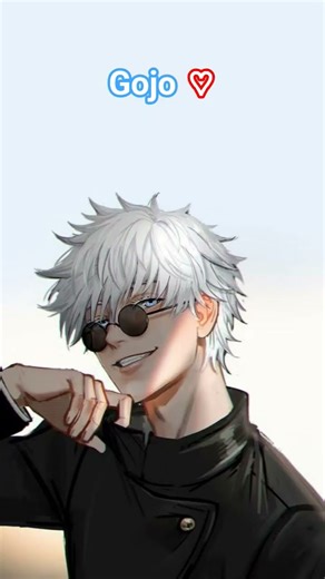 gojo cute face# #anime character #jujutsukaisen#gojo #YouTube short