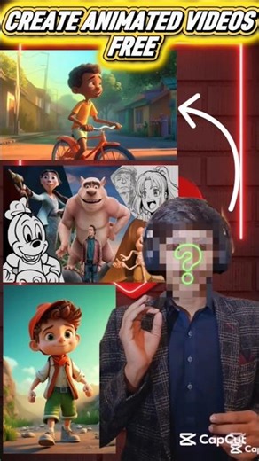 How to create animations videos free| Animated video kaise banaye #shorts