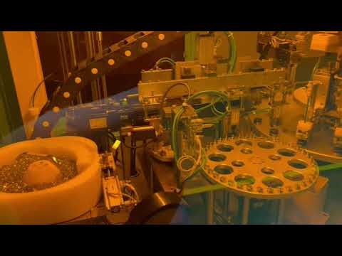 Precision Rotary Bearing Assembly Machine in Operation