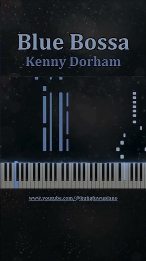 Blue Bossa - Kenny Dorham | Advanced Jazz Piano Tutorial #bluebossa#piano#jazz#bossanova#jacobkoller
