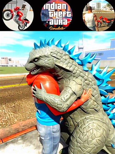 Godzilla Hug Challenge 😍 Gt5 vs Itas vs Indian Bike Driving 💥#shorts #viral #gta