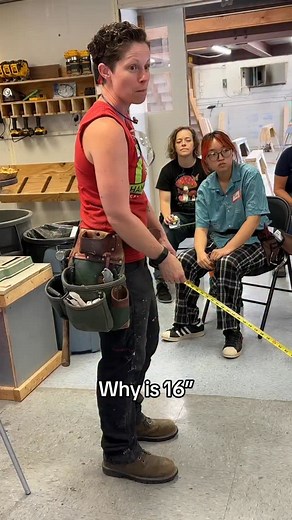 Tape measure markings explained. Sign up for two-day Basic Carpentry Skills 101 at hammerstoneschool.org for a deep understanding of the essential tools for building 🔨 | Hammerstone School Carpentry for Women