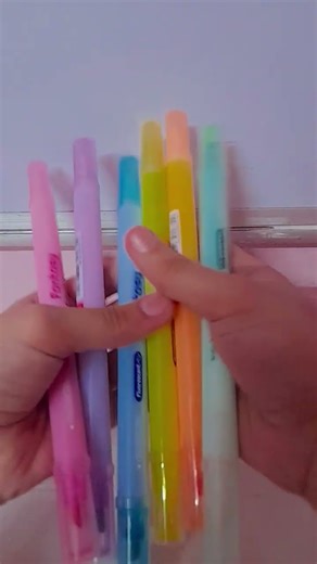 Himic fantasy double-headed erasable highlighters, 6 colours