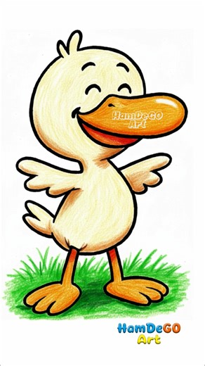 20K views · 274 reactions | Learn to Draw a CUTE Duck Step-by-Step! 閭 AWESOME & Easy Drawing Ideas for Beginners! ✨ #drawingtutorial #howtodraw #cuteduck #duckdrawing #easydrawing #simpleart #beginnerart #stepbystep #viralart #fyp #trending #arttok #animaldrawing #farmart | Hamdego Art | Facebook