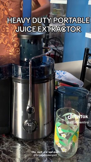 Portable Juice Extractor for Heavy Duty Use