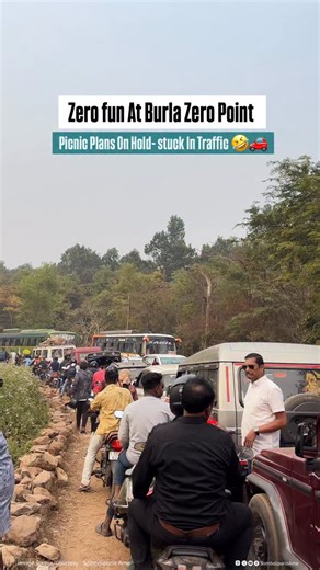 🇮🇳ODISHA Sambalpur,Travel,food,Art,Culture,News & Entertainment on Instagram: "Bural Zero Point Where the view are scenic, But the traffic isn’t 😒"