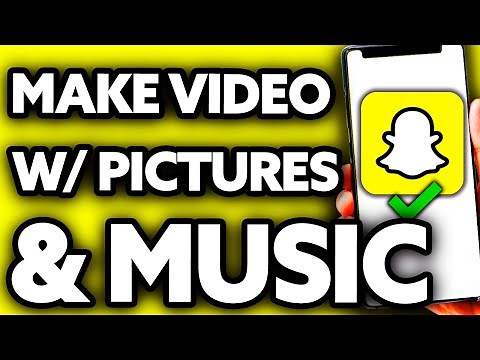 How To Make Video With Pictures and Music in Snapchat (Very Easy!)