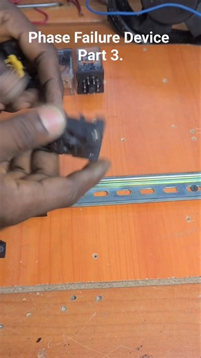 Phase Failure Device Part 3. Full video in comments section. #electrician #vlog #tbt #Valec | Dili Ogbuenyi