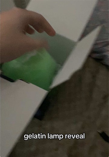 Gelatin Lamp Surprise for Christmas!
