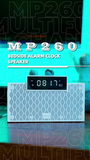 Looking for a speaker na pwede rin gawing alarm clock? Don’t worry because with MP260 Speaker, you can set your alarm and play your music at the same time! 🤩🥰 #edifier #foryou #speaker #alarmclock