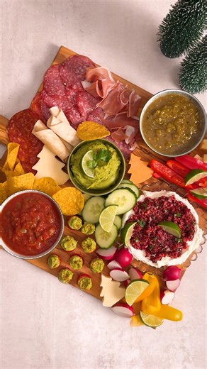6.8K views · 17 reactions | Here's an easy solution to spice up your holiday gatherings: Mexican-inspired charcuterie! ️陋䀘 Pair your budget-friendly meats, cheeses and chips with salsas, chutneys, and guacs. Then, sprinkle the board with some tajin and cilantro. A fun way to freshen up a party staple! | FreshCo. | Facebook
