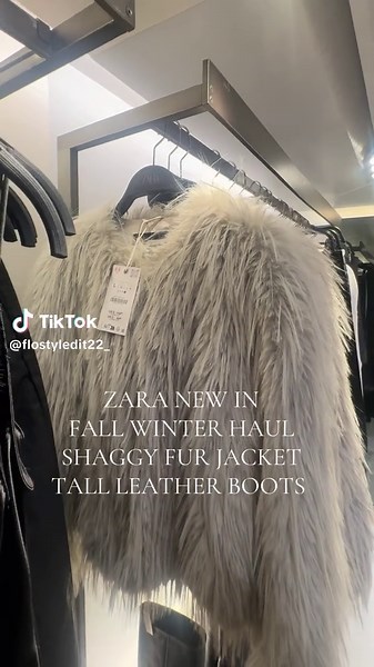 Zara Fall Winter Haul: Shaggy Fur Jacket & Leather Boots